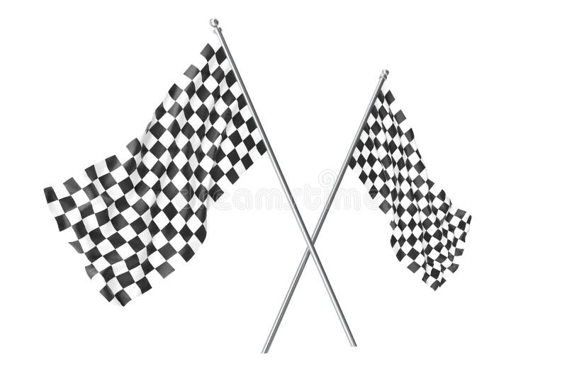 Two Crossed Checkered Flags Stock Illustrations – 588 Two Crossed ...