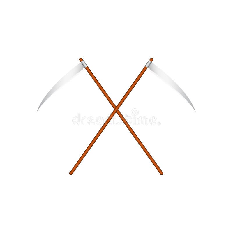 Crossed Scythe Stock Illustrations – 67 Crossed Scythe Stock ...