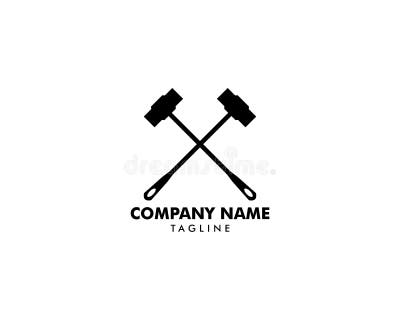 Crossed Hammers Symbol Stock Illustrations – 631 Crossed Hammers Symbol ...