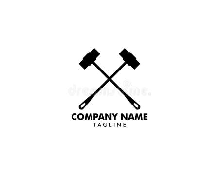 Crossed Hammers Symbol Stock Illustrations – 631 Crossed Hammers Symbol ...