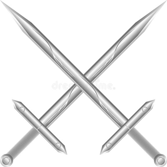 Two Swords Crossed Stock Illustrations – 941 Two Swords Crossed Stock ...