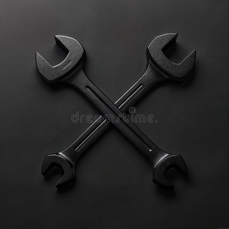Two Crossed Wrenches Stock Illustrations – 65 Two Crossed Wrenches ...