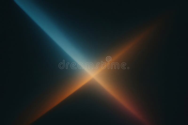Two Crossing Light Beams Creating an Abstract X Shape Background Stock ...