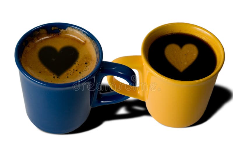 Love splash of coffee stock photo. Image of love, cups - 11879494