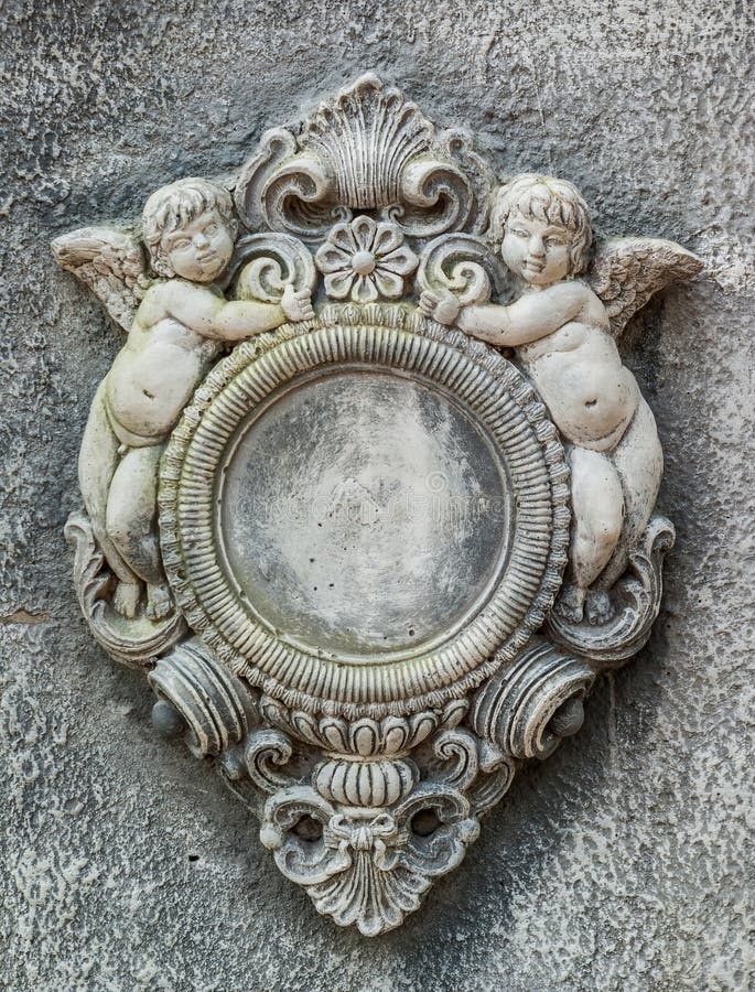 Two Cupid sculpture stock image. Image of history, face - 34213627