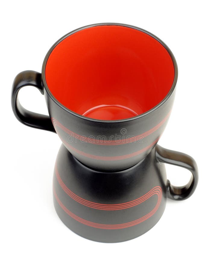 Two cups stock image. Image of isolated, shadow, single - 10951557