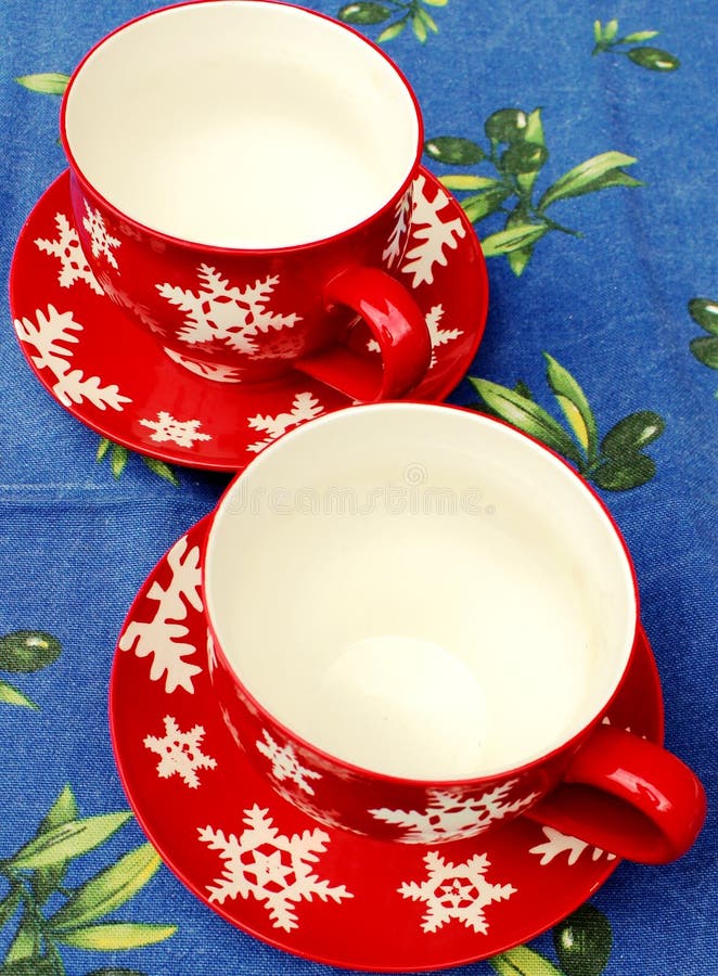 Two cups stock image. Image of breakfast, material, cups - 27116353