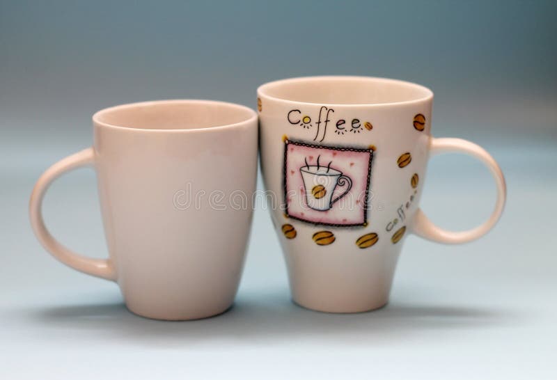 Two cups stock image. Image of ceramics, colorful, mugs - 37638747