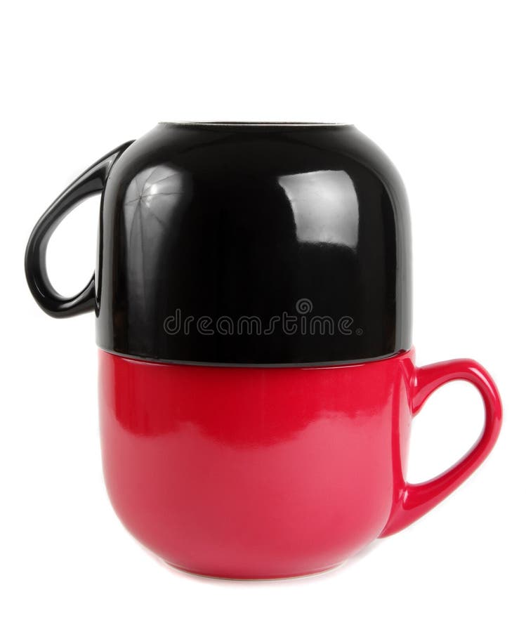 Two cups stock photo. Image of handle, kitchen, blank - 35910984