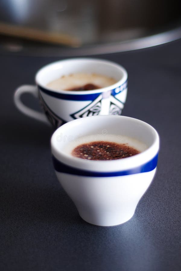 Two cups of coffee stock photo. Image of espresso, natural - 21089918