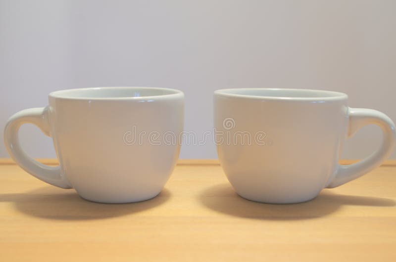 Two cups stock image. Image of drink, cups, breakfast - 68167675
