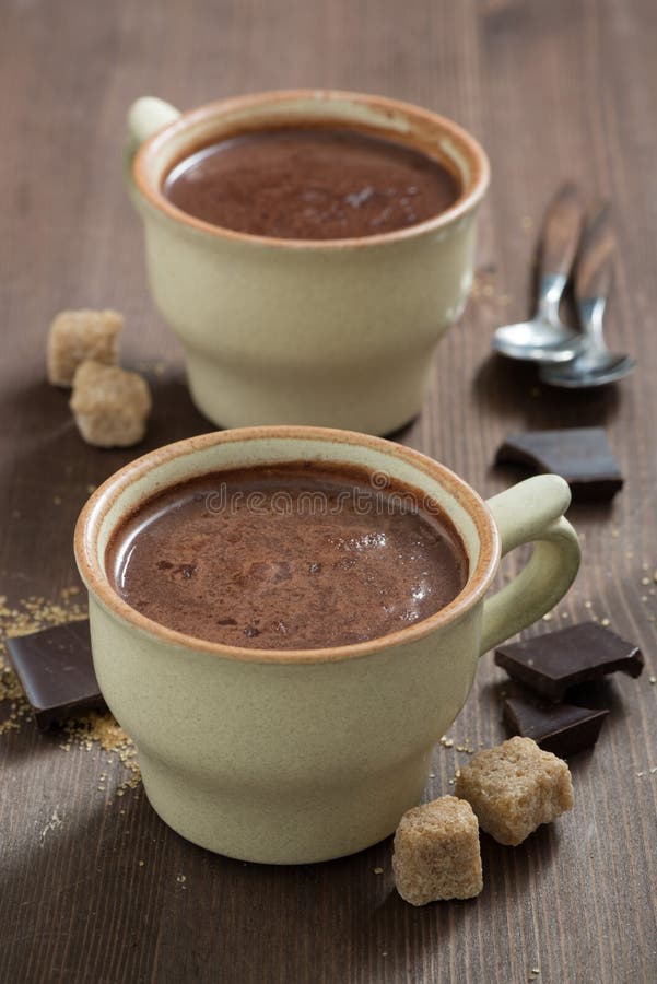 Two Cups Hot Chocolate Sugar Cubes Stock Photos - Free & Royalty-Free ...