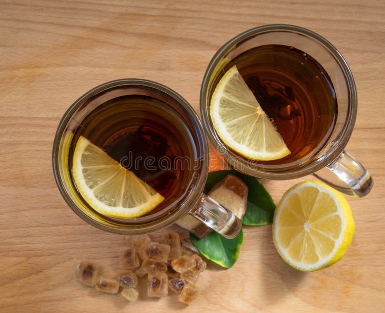 Two cups tea stock image. Image of teamug, food, breakfast - 51451131