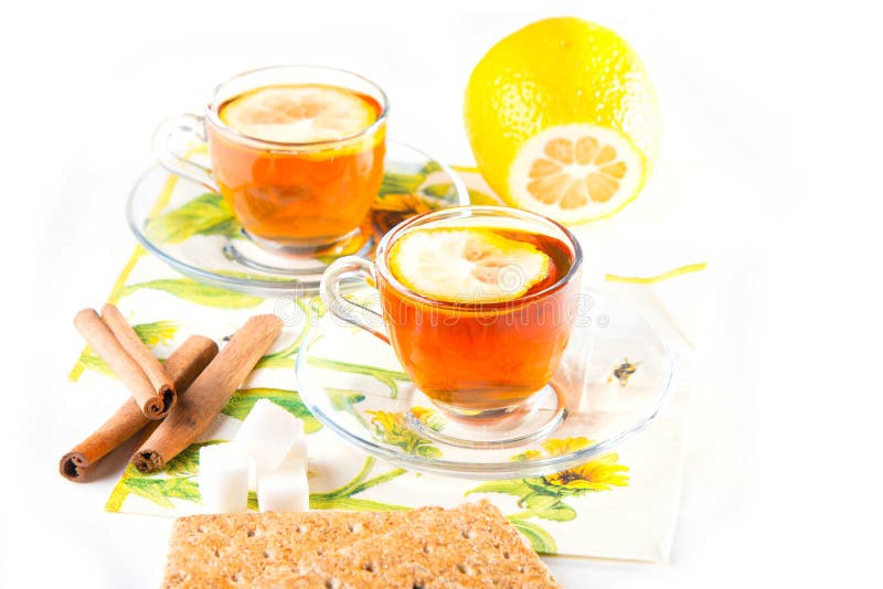 Two cups of tea stock image. Image of liquid, pouring - 30021149
