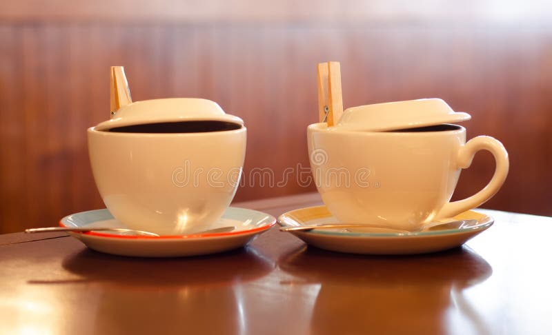 Two cups of tea stock image. Image of nature, beverage - 122058275