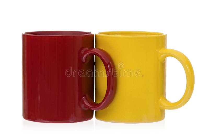 Two cups stock photo. Image of branding, front, bright - 44063174
