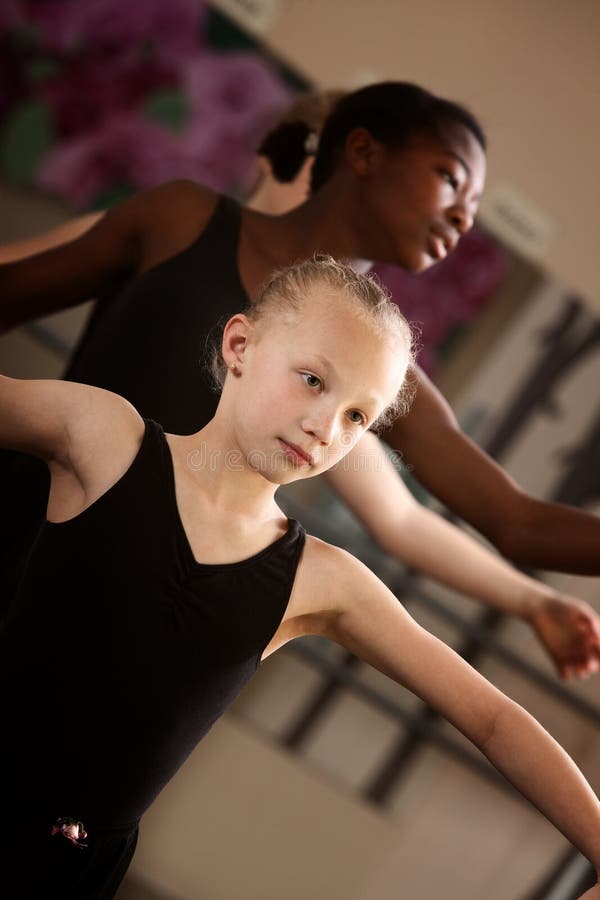 Two Cute Ballet Students stock image. Image of cute, group - 25121513