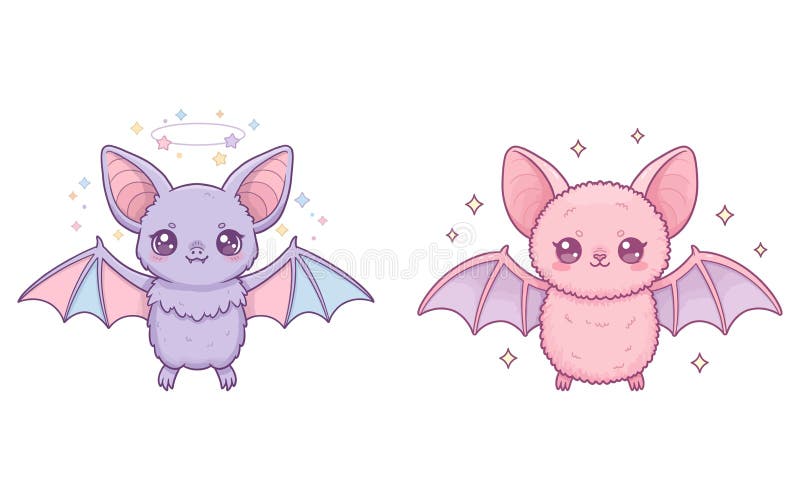 Cartoon Vampire Bat with Thought Bubble Stock Illustration ...