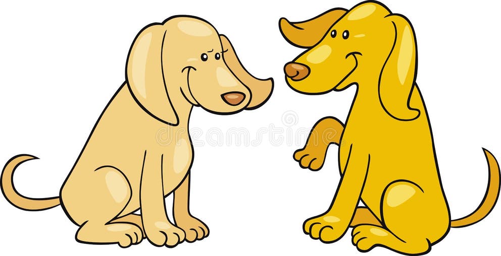 Two Little Dogs Stock Illustrations – 1,571 Two Little Dogs Stock ...