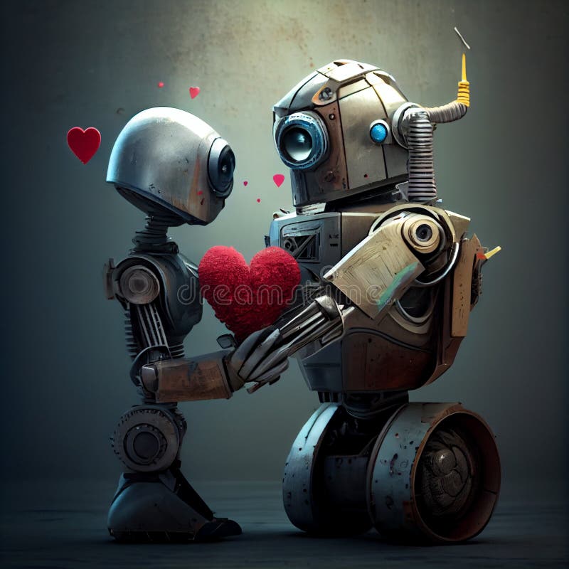Friendship Robots Stock Illustrations – 286 Friendship Robots Stock ...