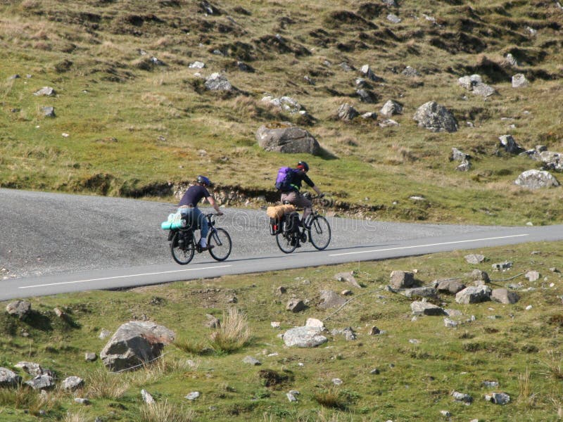 Two cyclists stock image. Image of scotland, countryside - 2698499