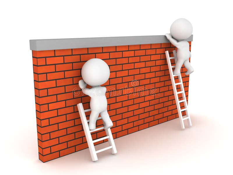 Climb Characters. Extreme Sport Cliff Wall Rocks and Stones Big Rocky ...