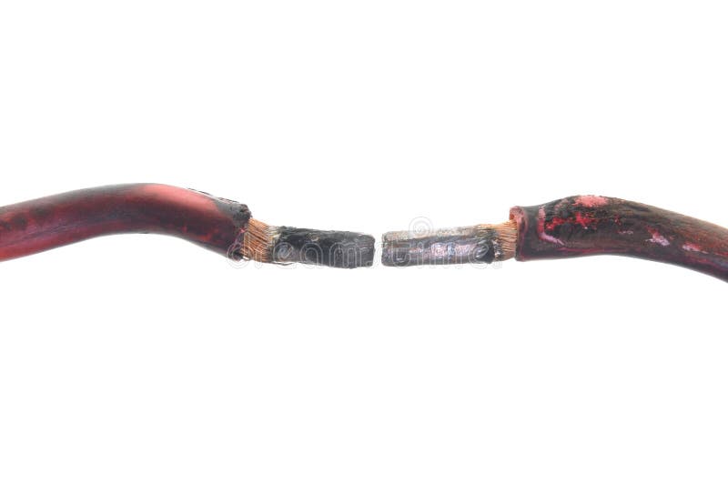 Damaged Electrical Connector Stock Image - Image of rust, metallic ...