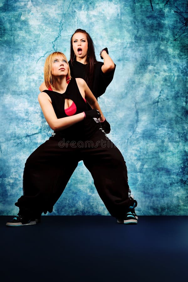 Two dancers stock image. Image of elegant, balance, elegance - 23766933