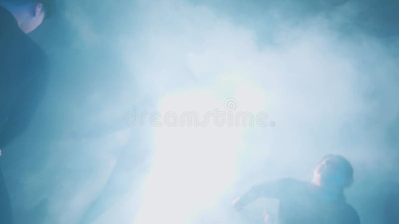 Dramatic Dance Performance with Smoke and Table Stock Video - Video of ...