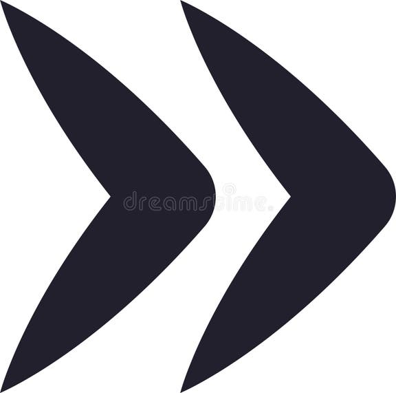 Two Dark Arrows Pointing Right Create a Dynamic Visual Representation ...