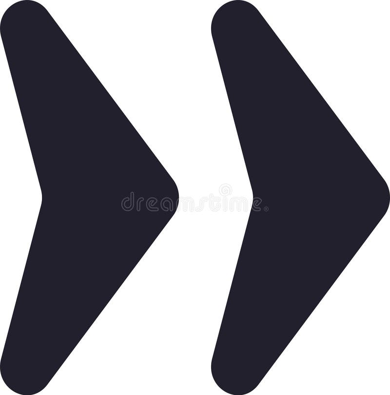 Two Dark Colored Arrows are Pointing Towards the Right Side ...