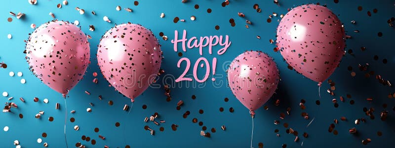 Two Decade Joy: Text Happy 20 Years, Celebrating Twenty Years of ...