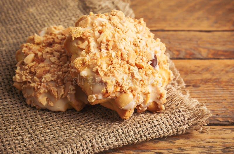 Two delicious cookies stock photo. Image of dessert, cake - 64875650