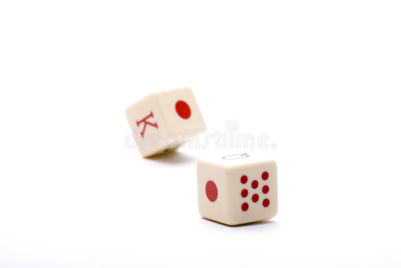 Two dice stock photo. Image of risk, poker, game, gambling - 12898686