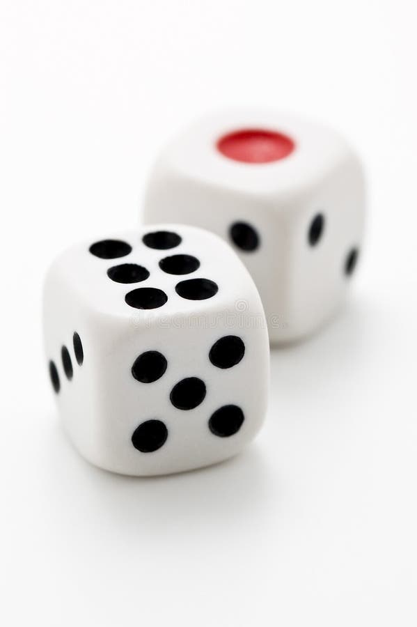 Two dice stock image. Image of odds, solution, falling - 35282443