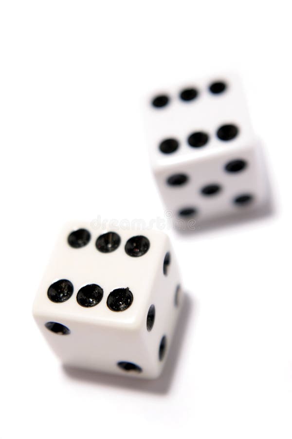 Two dice stock photo. Image of luck, fate, gaming, conceptual - 6683346