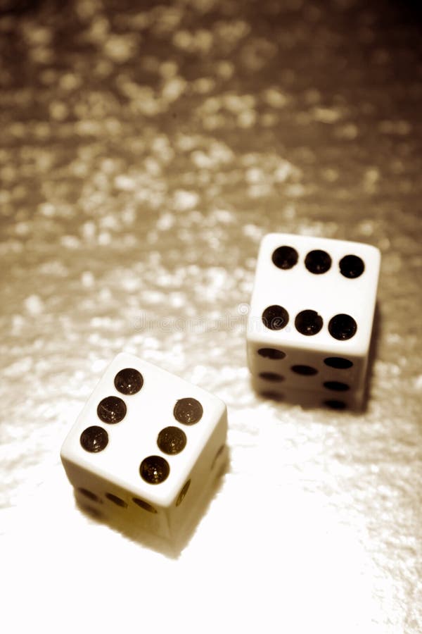 Two dice stock photo. Image of lucky, sixes, idea, objects - 6845876