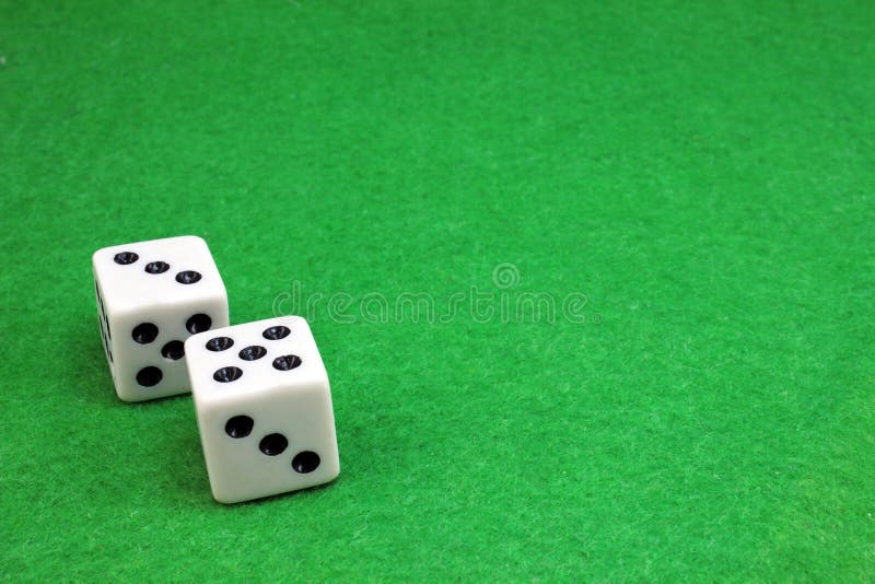Two Dice for a Game of Dice Stock Image - Image of group, club: 56950547