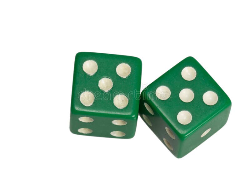 Two dice showing two five stock image. Image of jackpot - 90678857