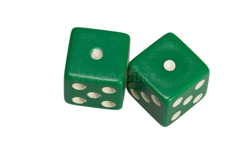 Two dice showing two one stock image. Image of jackpot - 89611145