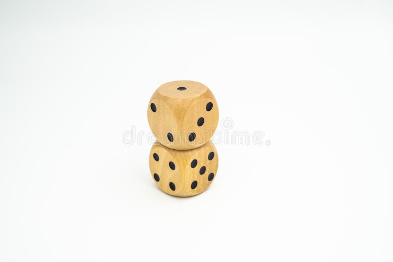 Two Dice on Top of Each Other with the Numbers One, Two, Three, Four ...