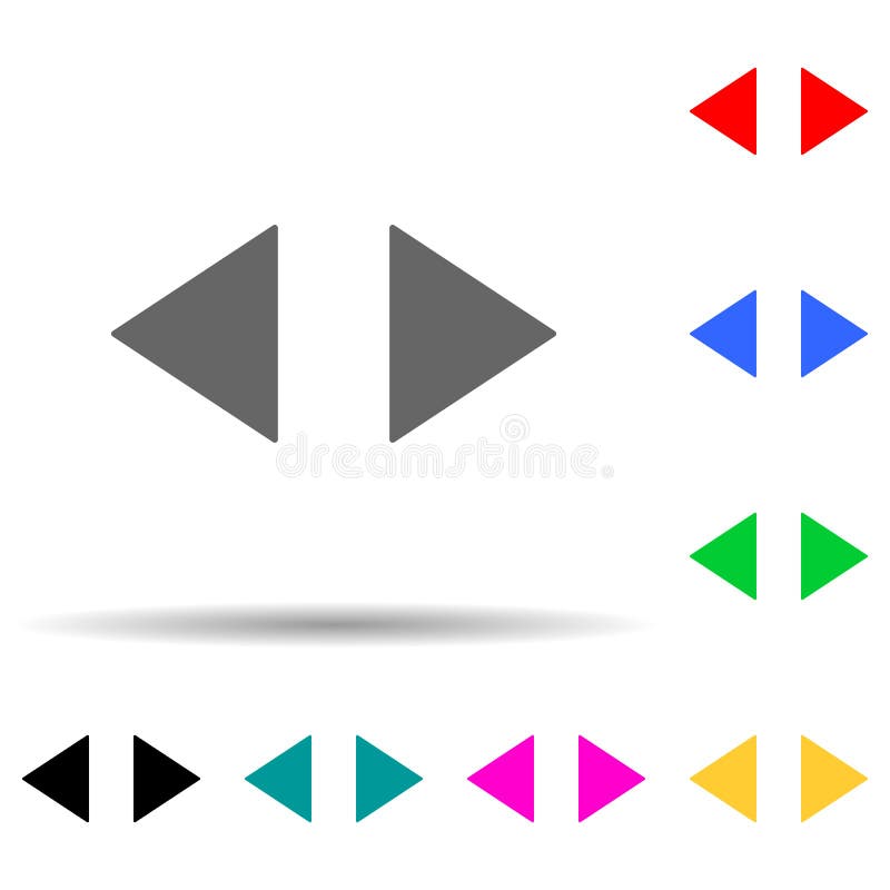Arrows Opposite Directions Line Icon Stock Illustrations – 66 Arrows ...