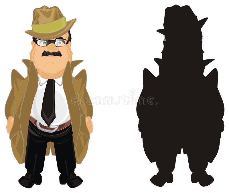 Cartoon Detectives Stock Illustrations – 104 Cartoon Detectives Stock ...