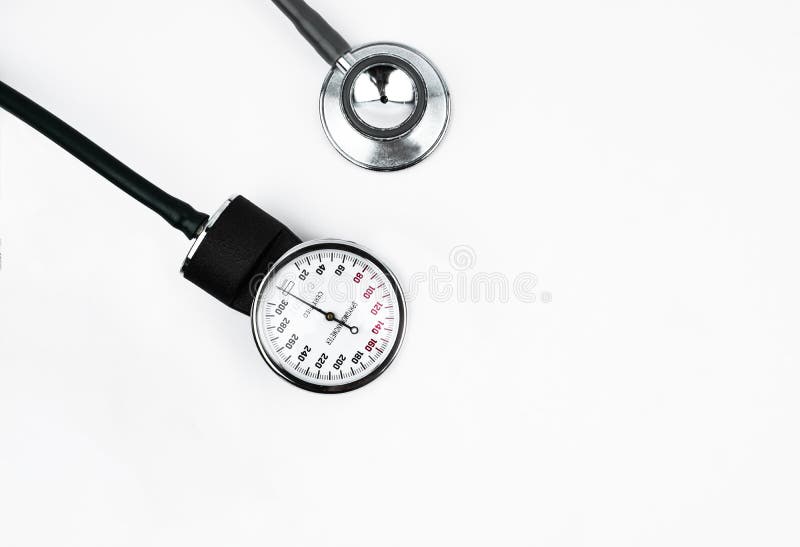 Two Different Essential Part of a Blood Pressure Measuring Machine on a ...