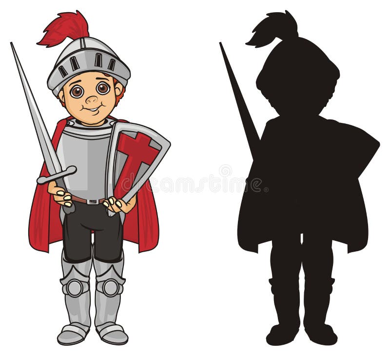 Knights Colored Emblems stock vector. Illustration of helmet - 77073978
