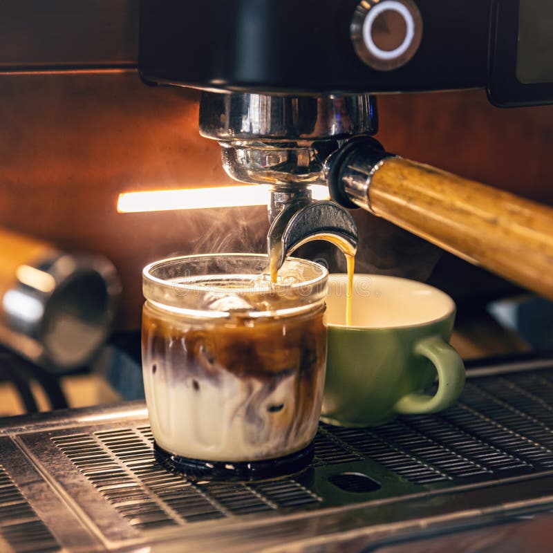 Two Different Types of Coffee Stock Photo - Image of coffee, aroma ...