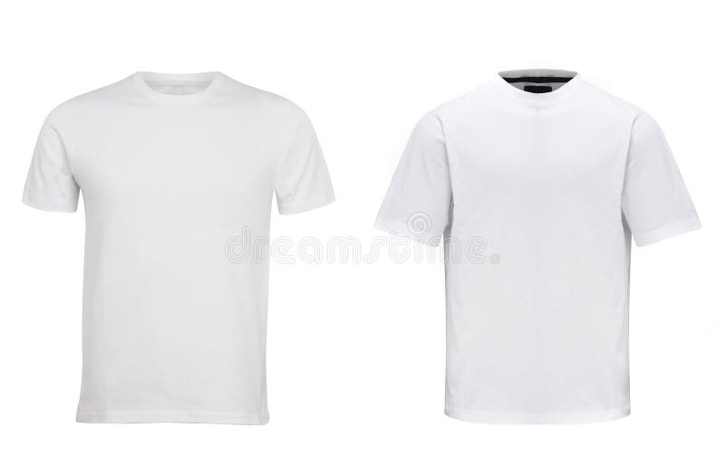 Two Different White T-shirt Stock Photo - Image of casual, store: 61108738