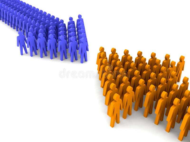 Different Groups of People. Stock Illustration - Illustration of person ...