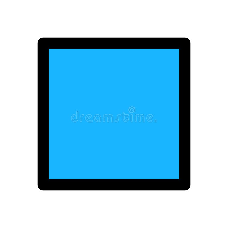 Square Shape Vector Illustration Stock Vector - Illustration of card ...