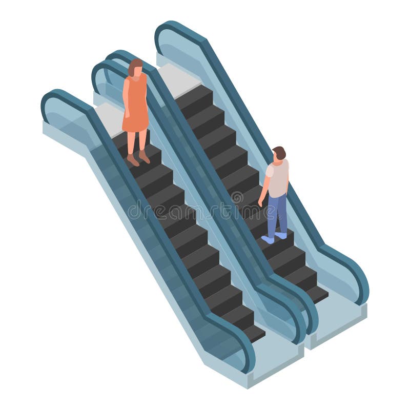 Two Way Escalator Stock Illustrations – 34 Two Way Escalator Stock ...